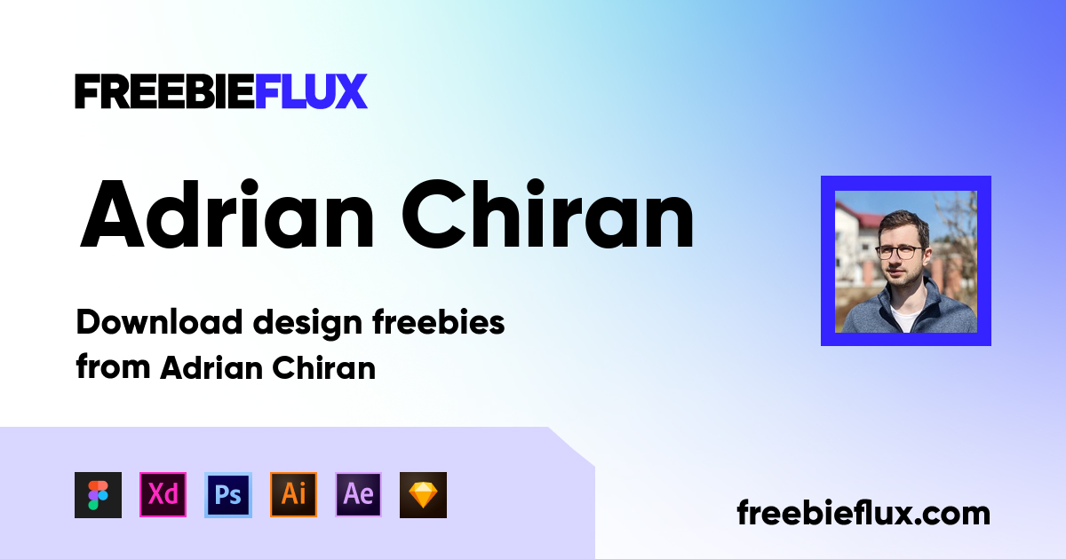 2 freebies for Figma, Adobe XD and Sketch by Adrian Chiran
