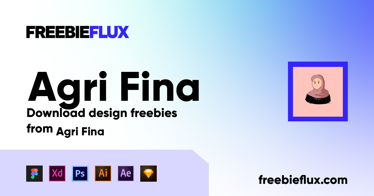 1 freebies for Figma, Adobe XD and Sketch by Agri Fina