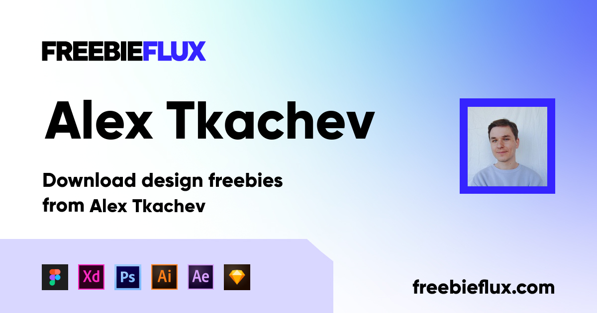 1 freebies for Figma, Adobe XD and Sketch by Alex Tkachev