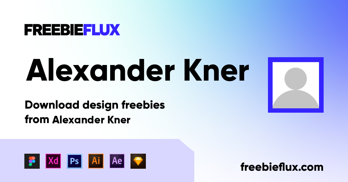 1 freebies for Figma, Adobe XD and Sketch by Alexander Kner