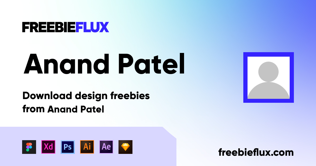 2 freebies for Figma, Adobe XD and Sketch by Anand Patel