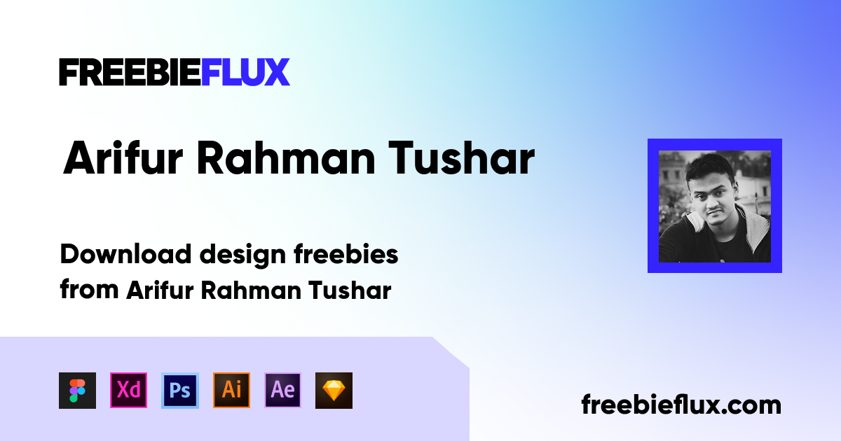 2 freebies for Figma, Adobe XD and Sketch by Arifur Rahman Tushar