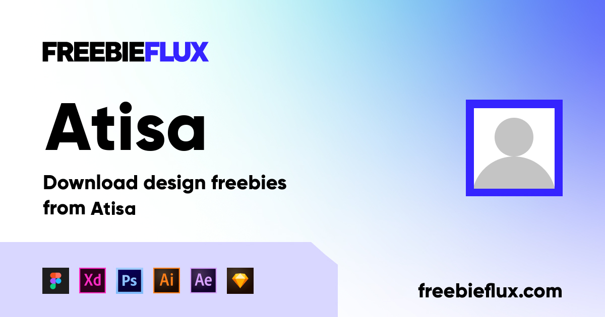 1 freebies for Figma, Adobe XD and Sketch by Atisa