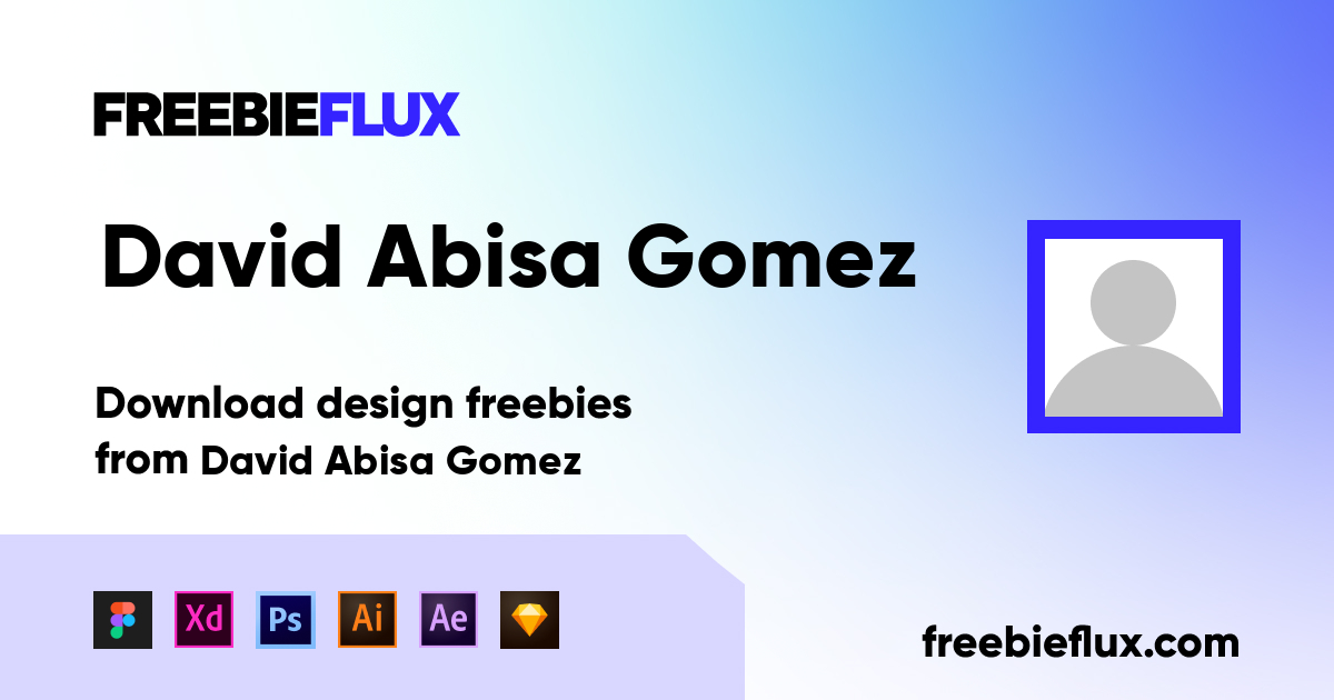 1 freebies for Figma, Adobe XD and Sketch by David Abisa Gomez