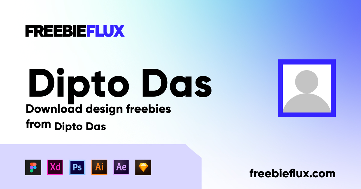 1 freebies for Figma, Adobe XD and Sketch by Dipto Das