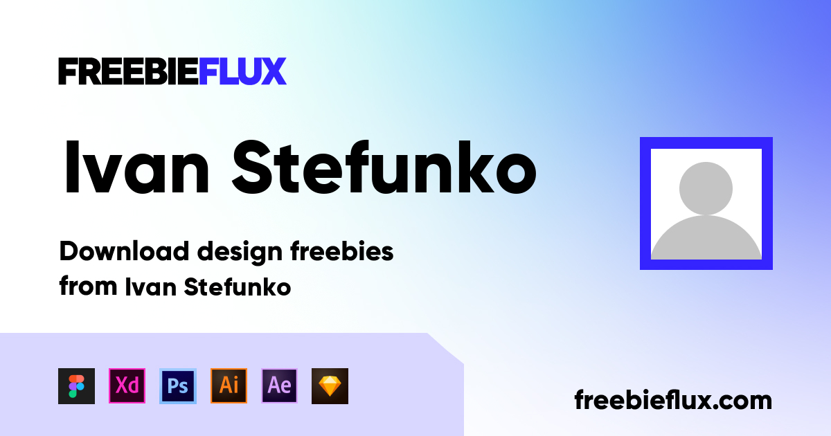 1 freebies for Figma, Adobe XD and Sketch by Ivan Stefunko