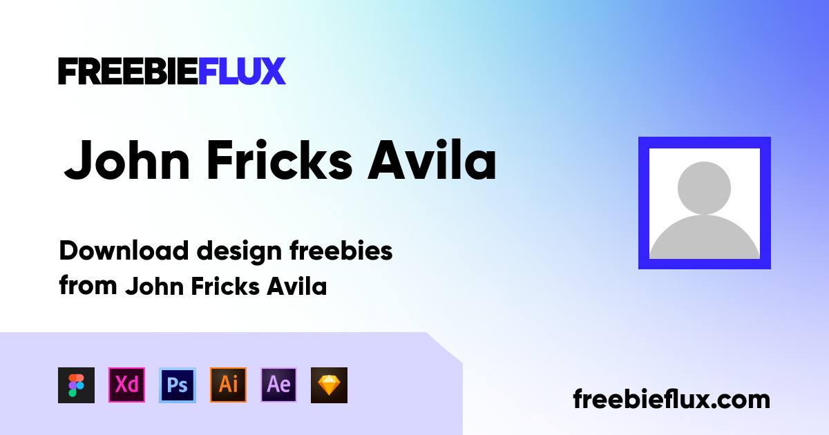 1 freebies for Figma, Adobe XD and Sketch by John Fricks Avila