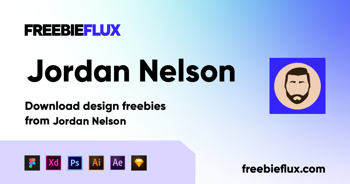 1 freebies for Figma, Adobe XD and Sketch by Jordan Nelson