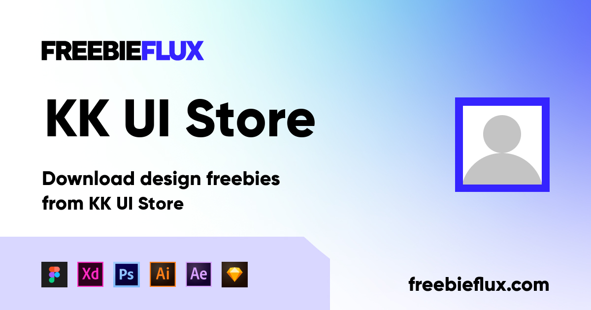 4 freebies for Figma, Adobe XD and Sketch by KK UI Store