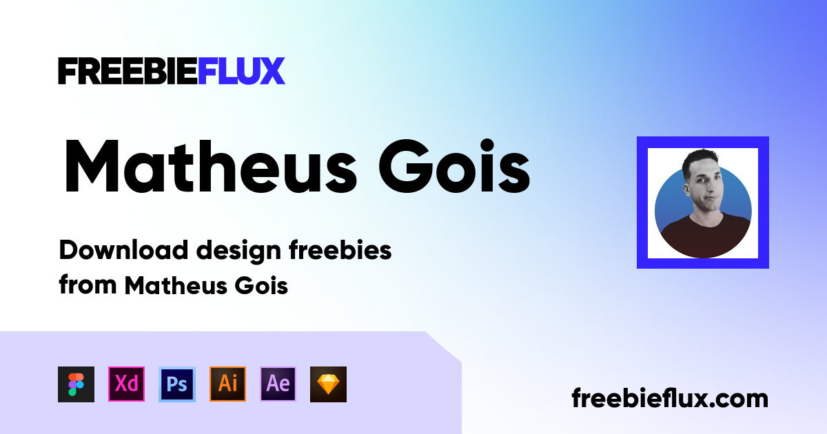 2 freebies for Figma, Adobe XD and Sketch by Matheus Gois
