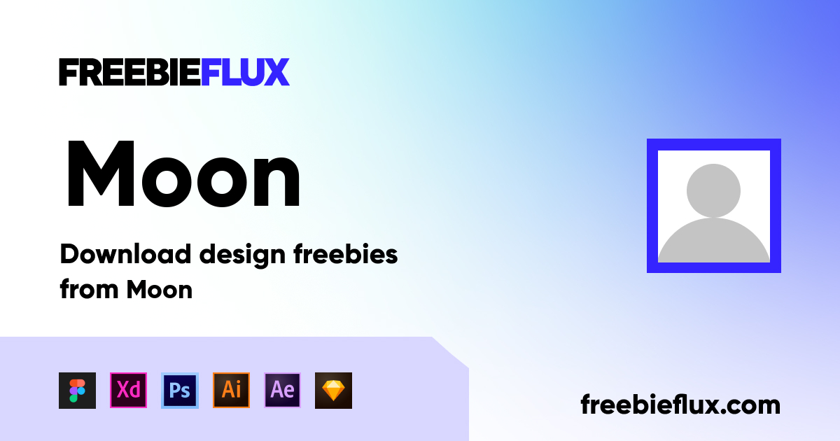1 freebies for Figma, Adobe XD and Sketch by Moon
