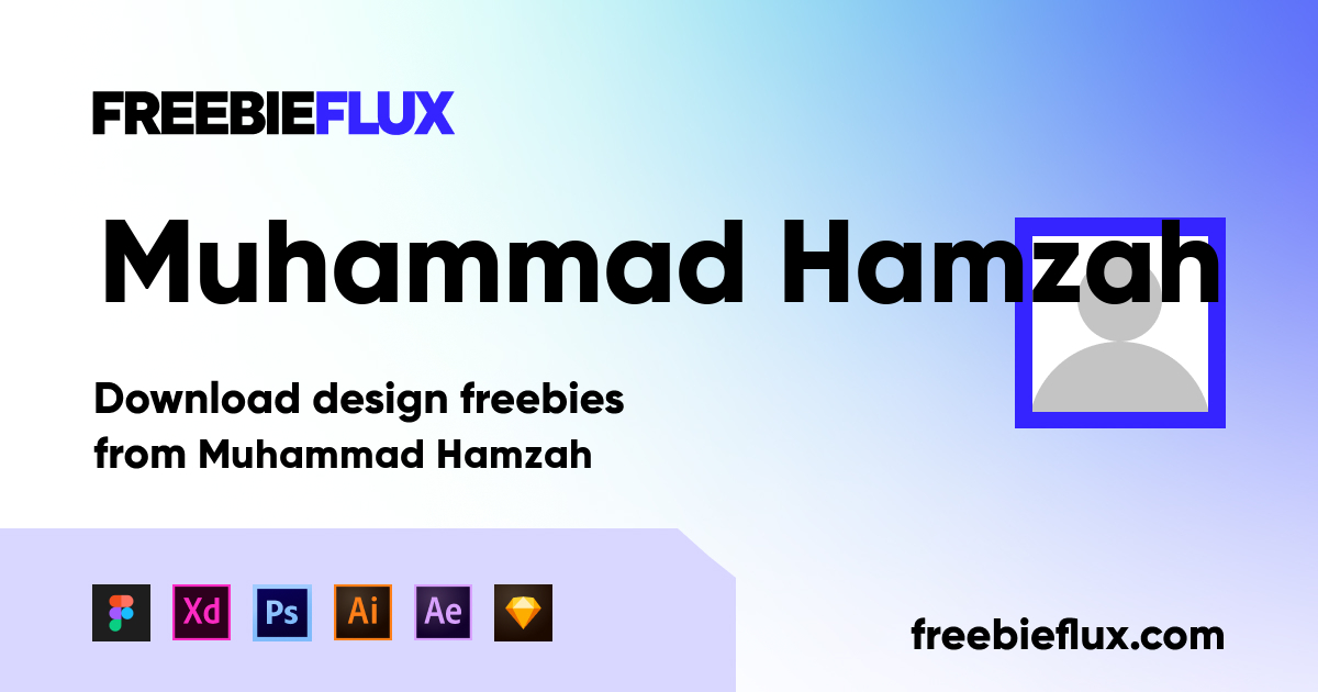 1 freebies for Figma, Adobe XD and Sketch by Muhammad Hamzah