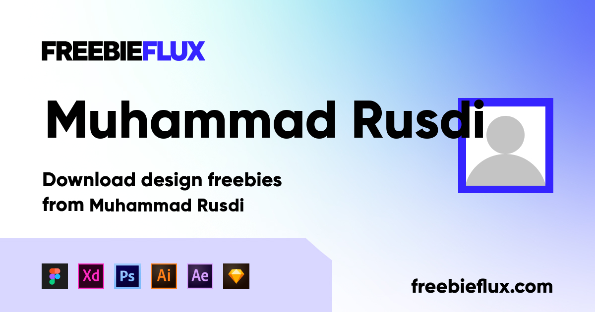 2 freebies for Figma, Adobe XD and Sketch by Muhammad Rusdi