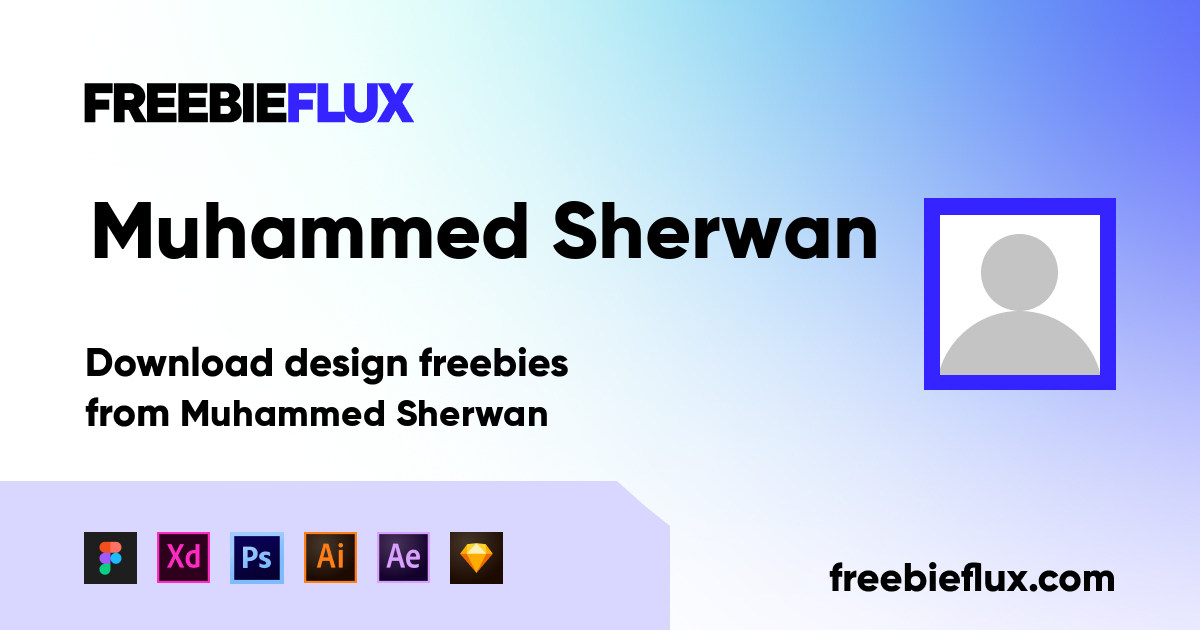 1 freebies for Figma, Adobe XD and Sketch by Muhammed Sherwan