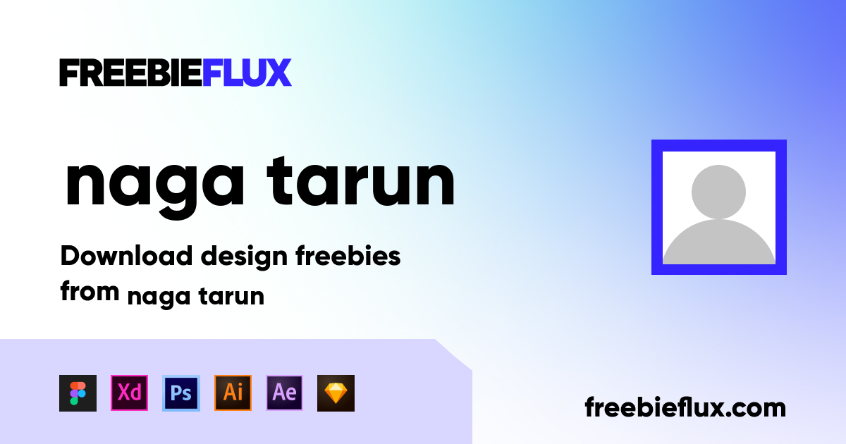 2 freebies for Figma, Adobe XD and Sketch by naga tarun