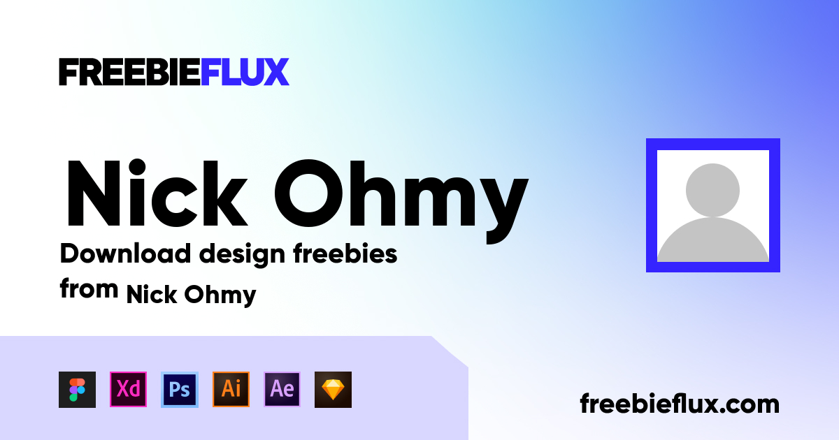 2 freebies for Figma, Adobe XD and Sketch by Nick Ohmy