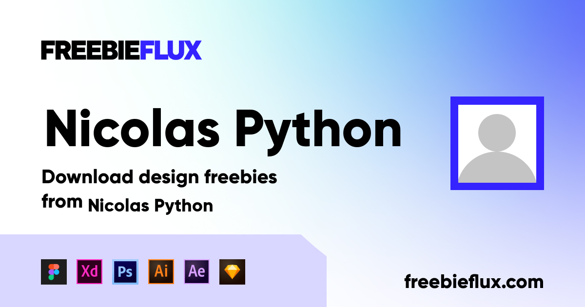 2 freebies for Figma, Adobe XD and Sketch by Nicolas Python