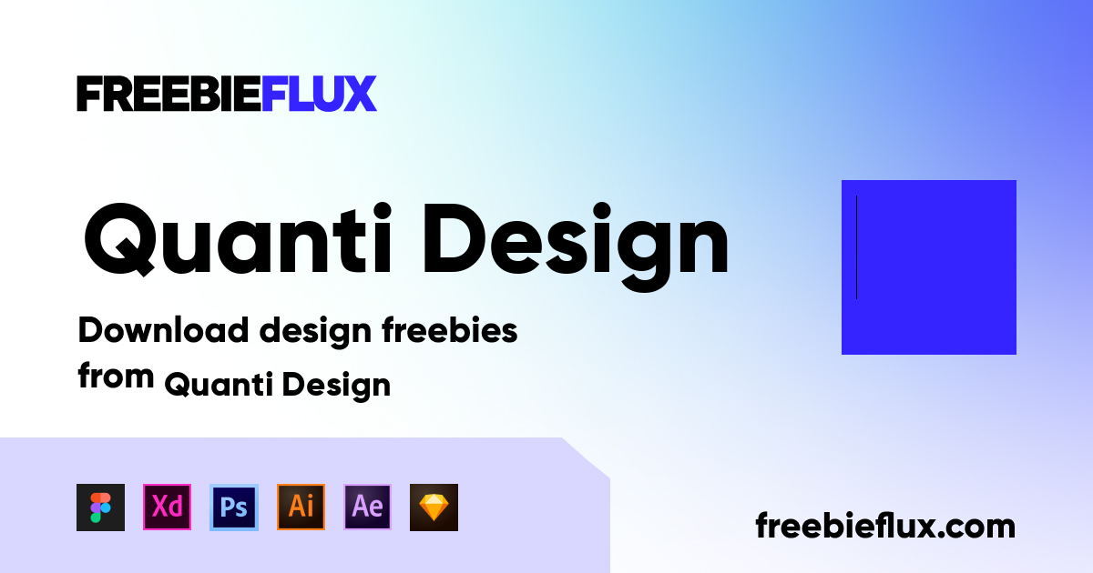 1 freebies for Figma, Adobe XD and Sketch by Quanti Design