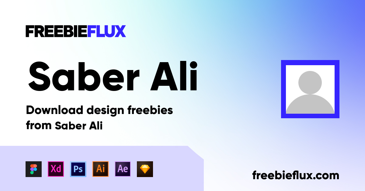 2 freebies for Figma, Adobe XD and Sketch by Saber Ali