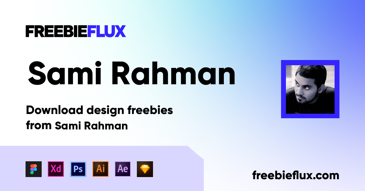 1 freebies for Figma, Adobe XD and Sketch by Sami Rahman