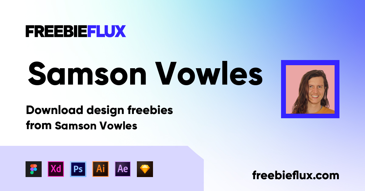 2 freebies for Figma, Adobe XD and Sketch by Samson Vowles