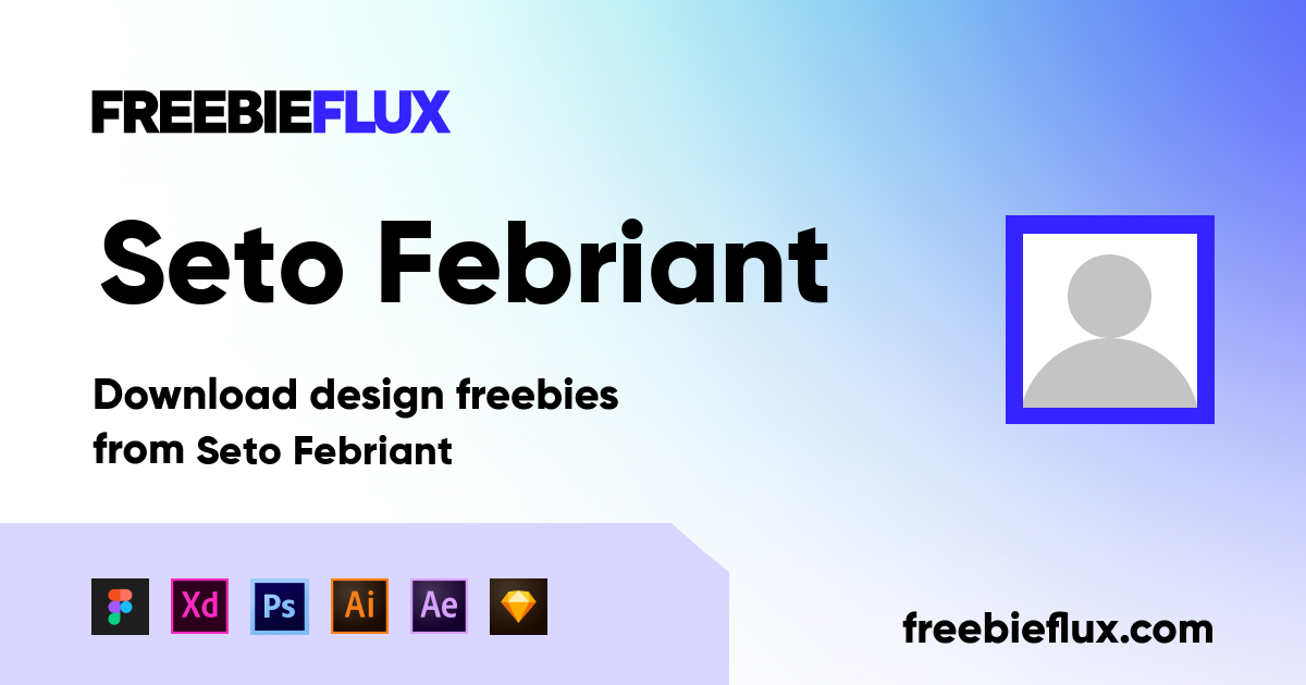 1 freebies for Figma, Adobe XD and Sketch by Seto Febriant