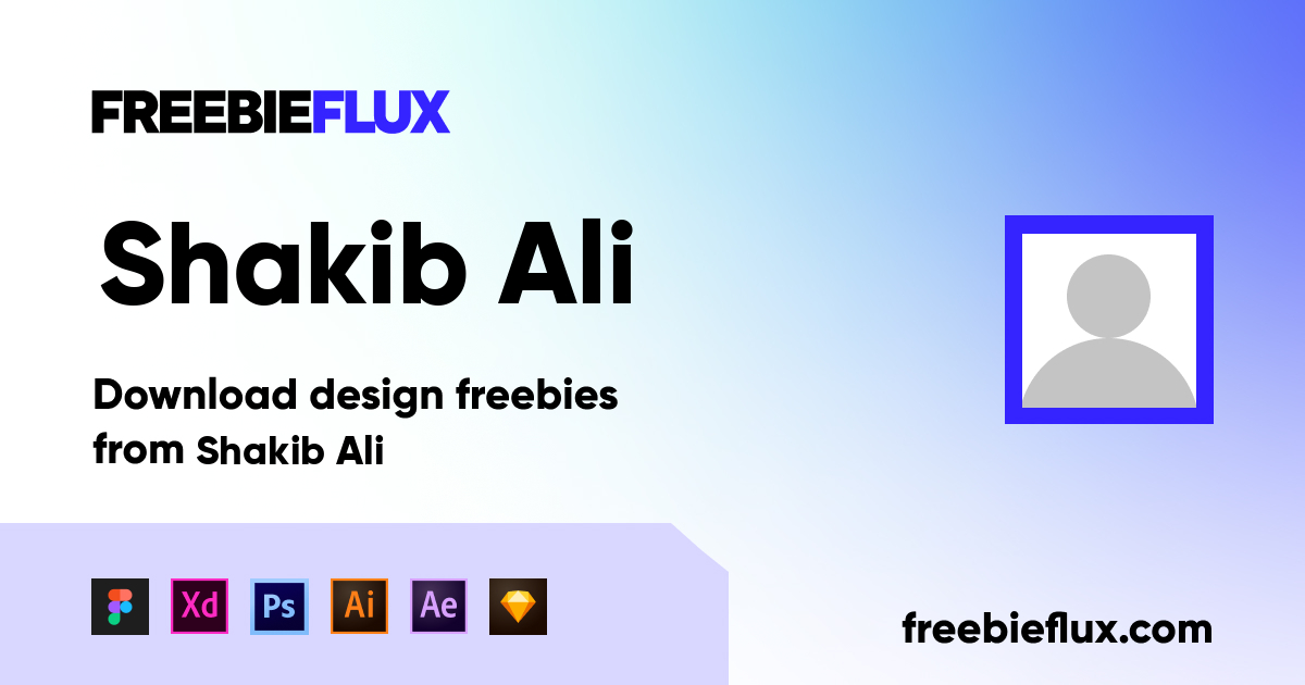 1 freebies for Figma, Adobe XD and Sketch by Shakib Ali