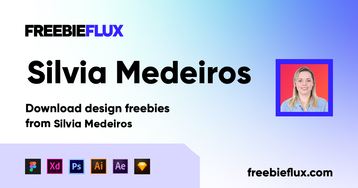 1 freebies for Figma, Adobe XD and Sketch by Silvia Medeiros