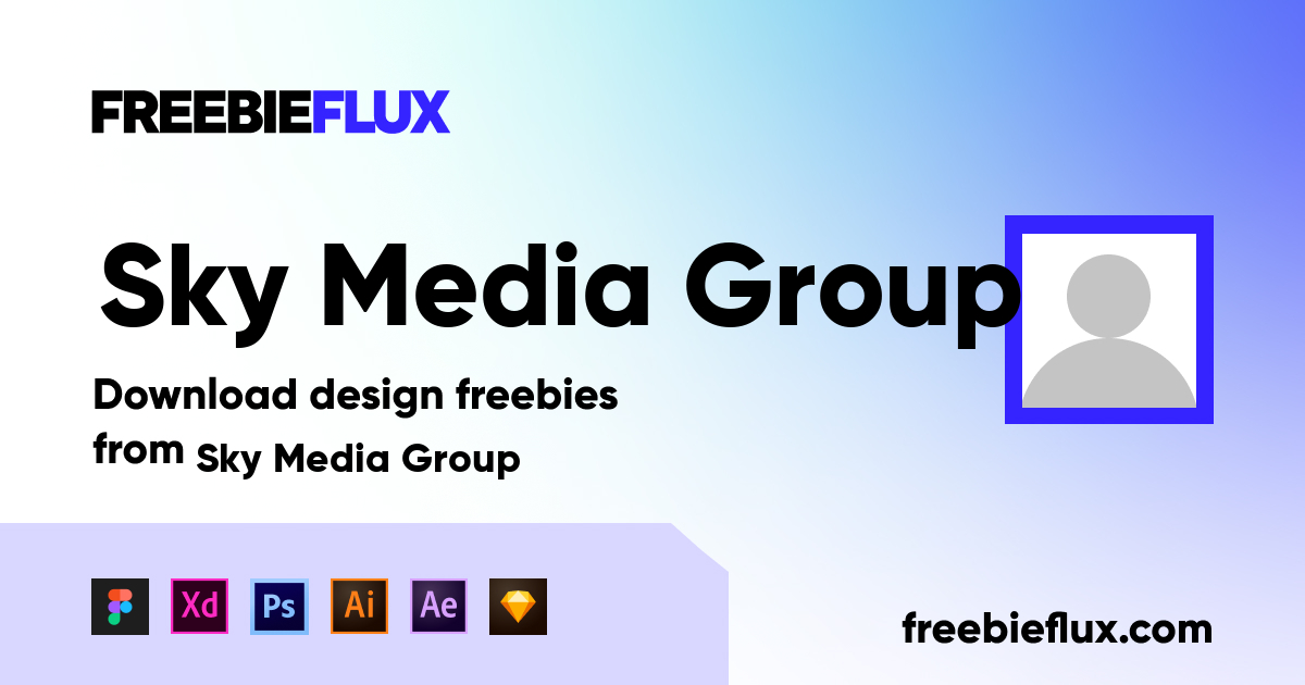 1 freebies for Figma, Adobe XD and Sketch by Sky Media Group