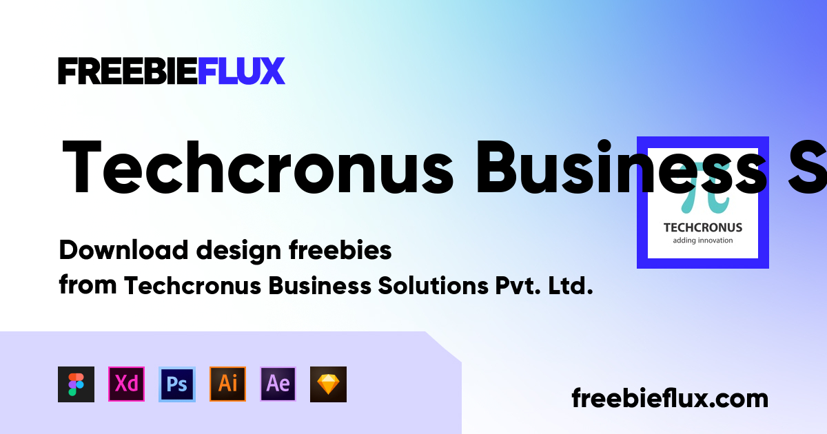5 freebies for Figma, Adobe XD and Sketch by Techcronus Business Solu...