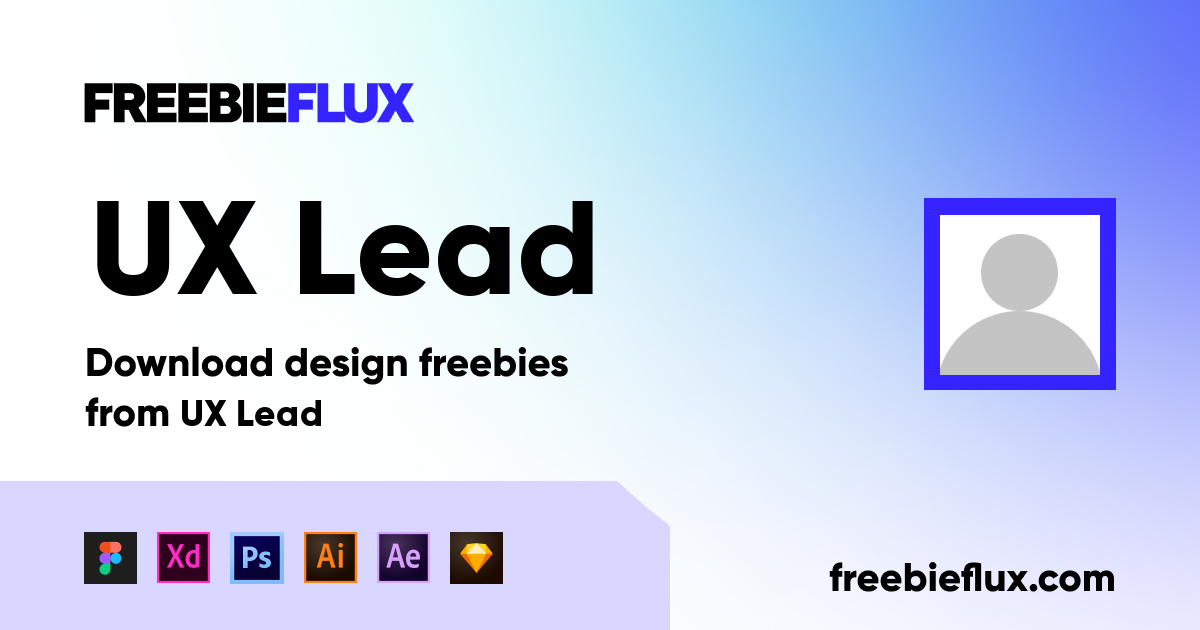 1 freebies for Figma, Adobe XD and Sketch by UX Lead