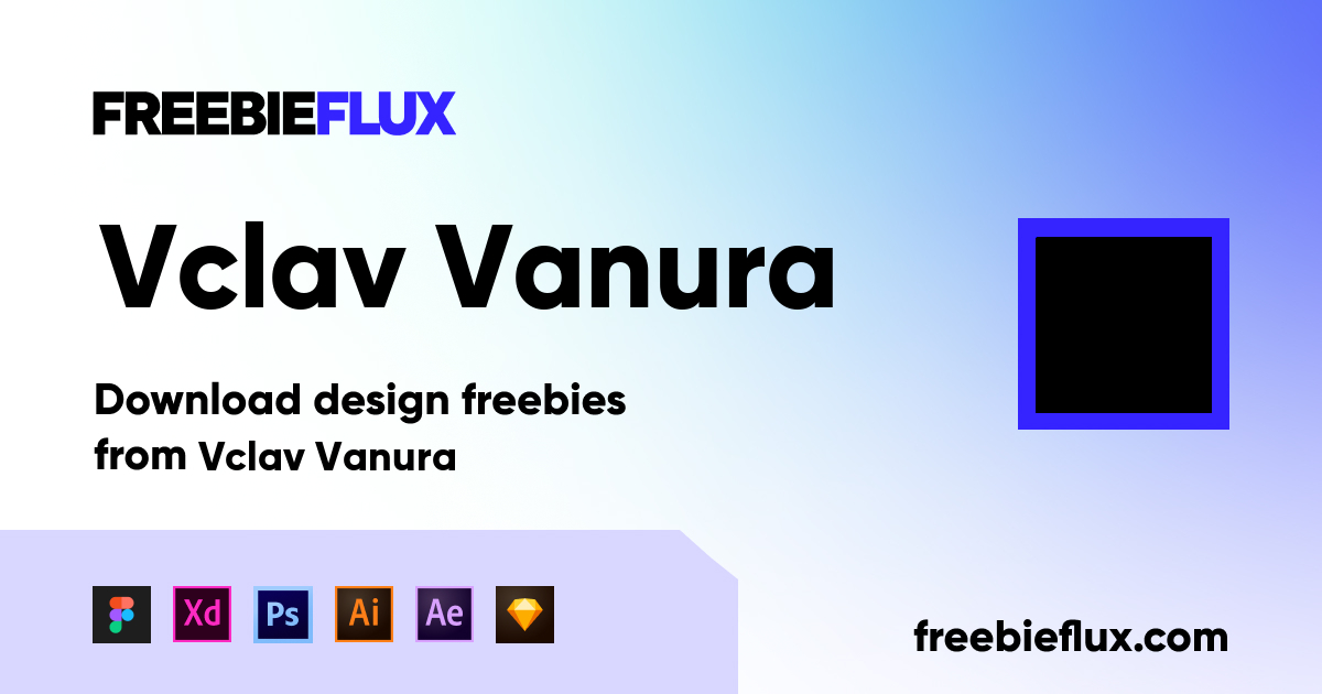 0 freebies for Figma, Adobe XD and Sketch by Vclav Vanura