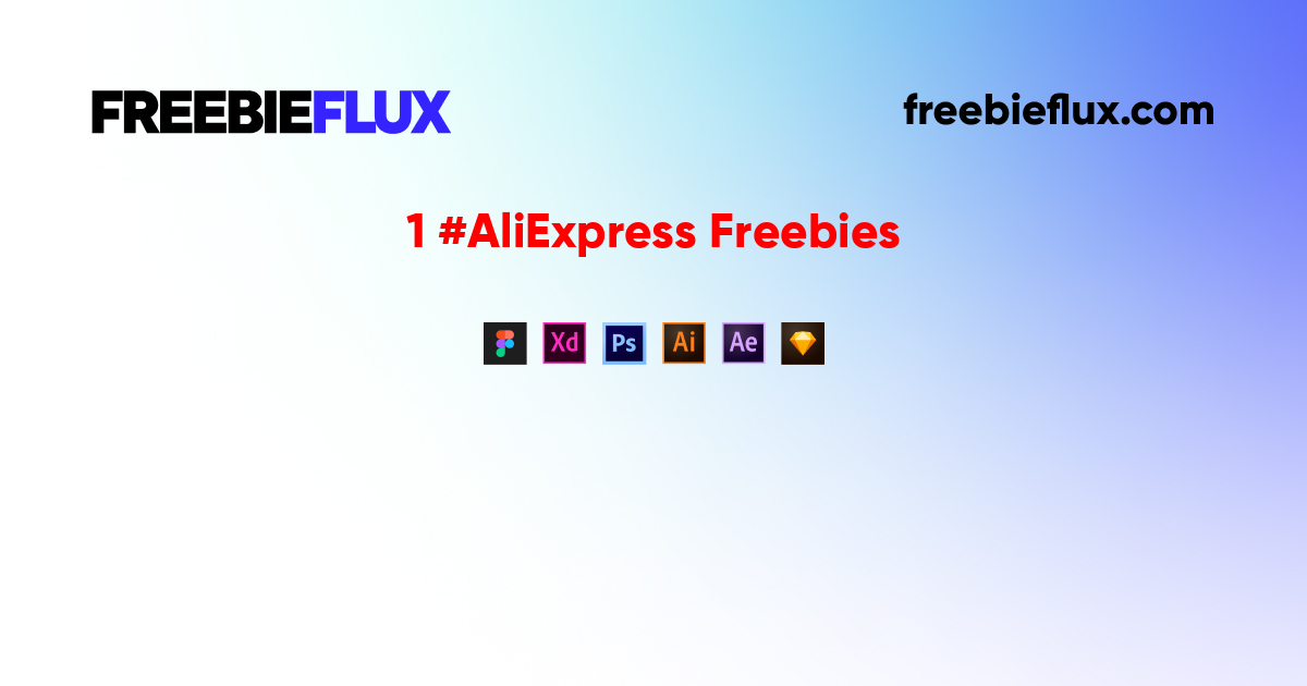 1 free figma templates for AliExpress | FigmaFreebie