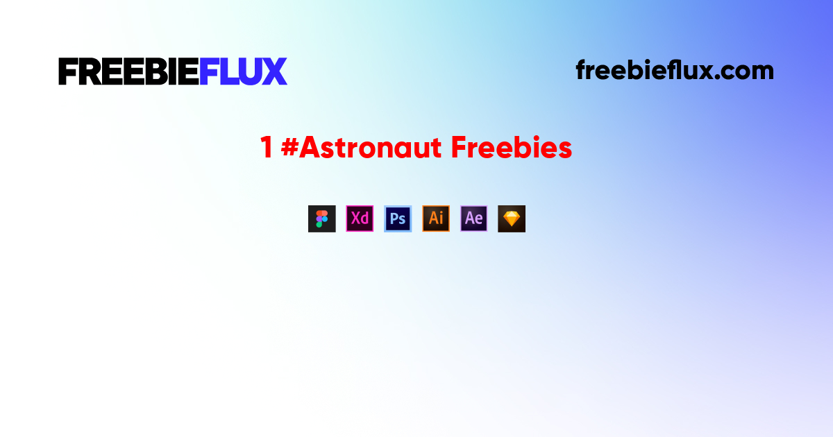 1 free figma templates for Astronaut | FigmaFreebie
