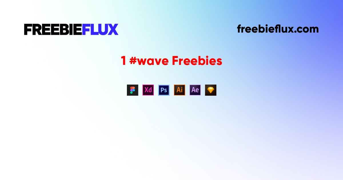 1 free figma templates for wave | FigmaFreebie