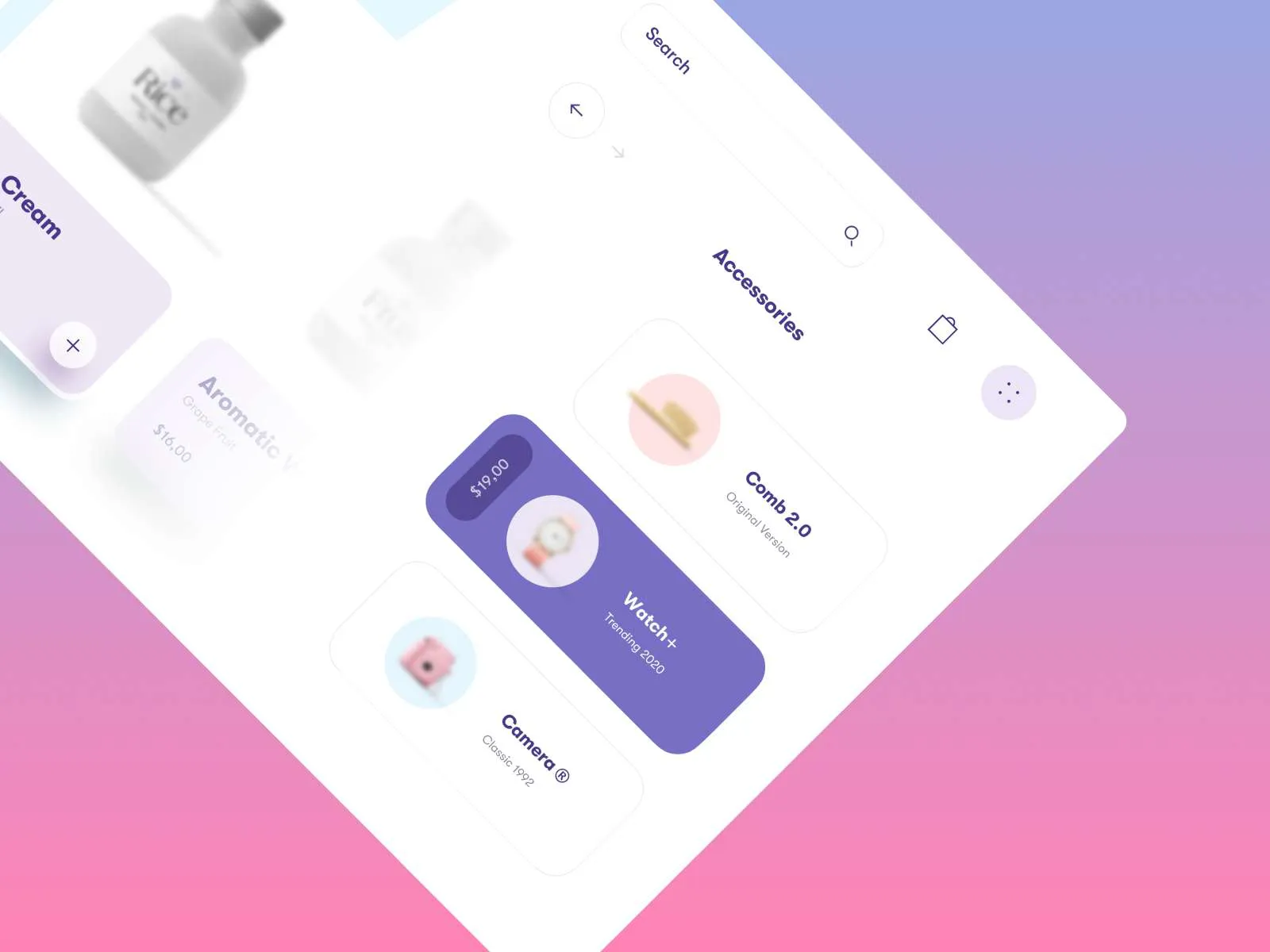 Beauty Store Website free figma template for Web / Landing Pages