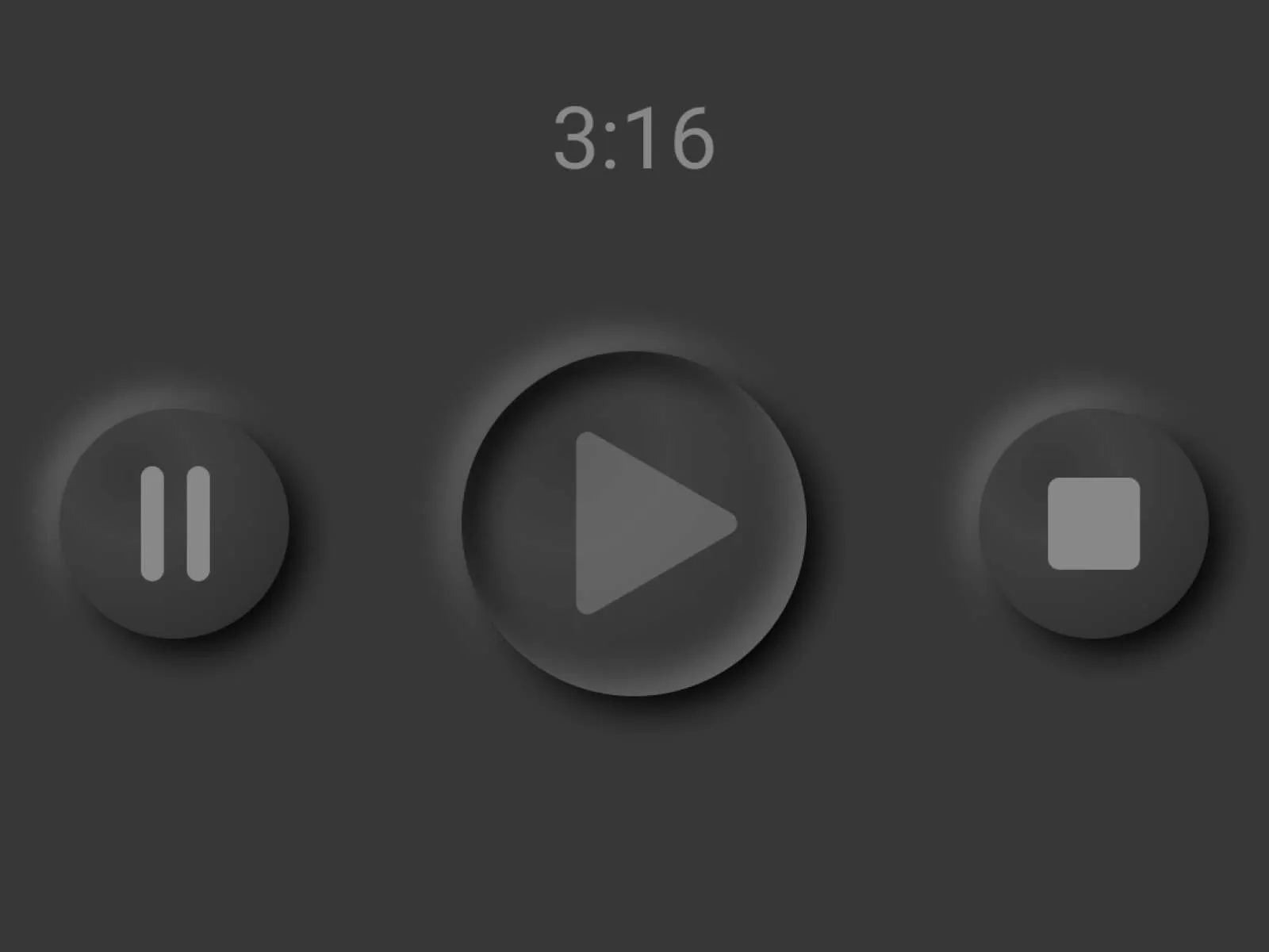 Neomorphism Dark Mode Play Music free figma template for App Designs